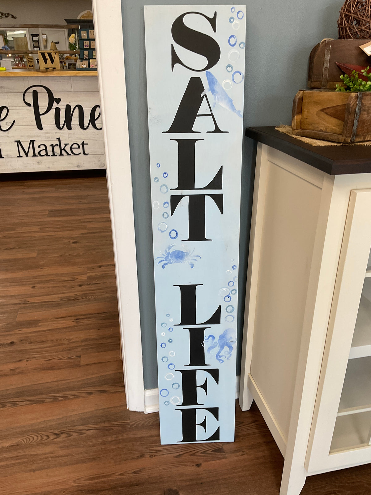 Wood salt life sign — White Pine Artisan Market
